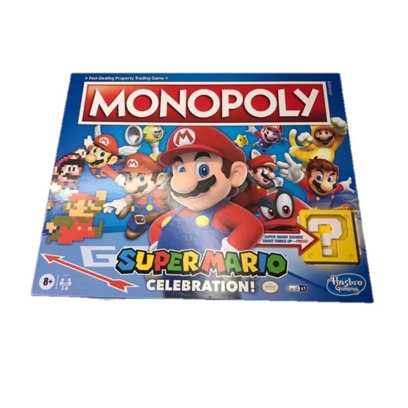 Hasbro | Toys | Hasbro Monopoly Super Mario Celebration Game Blue And ...